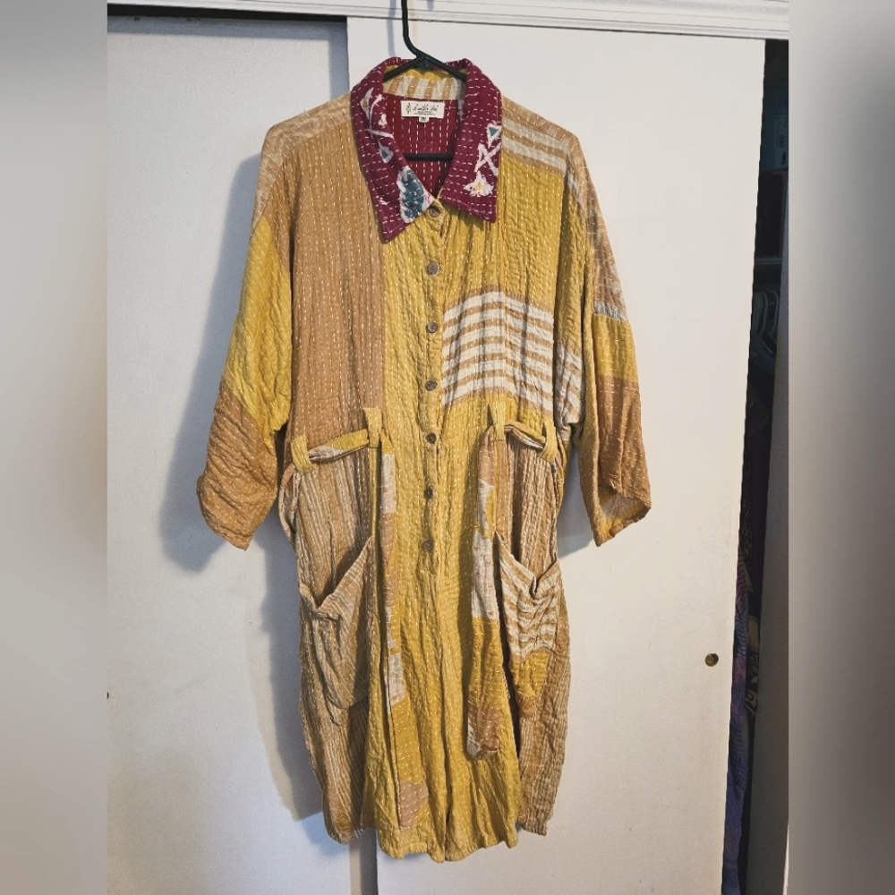 Kantha Bae Gravity Shortalls, Color-Removed - Gem